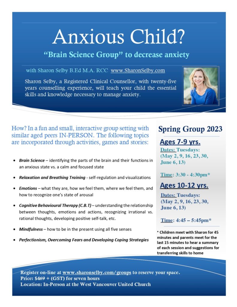 Anxiety Management | SharonSelby.com | Parenting Tips to Help your ...
